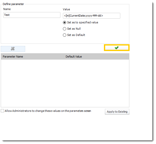 How Do I Setup Read Only Default Parameter Values For Ssrs Reports In Pbrs
